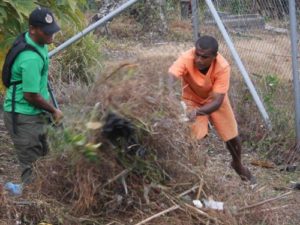 Clean up campaign at Taveuni Hospital – Fiji Corrections Service